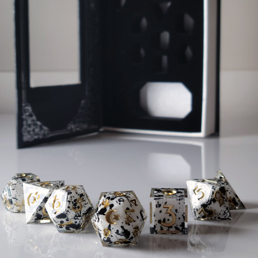 Handmade Dice Sets – Dicebound | Ink & Mana