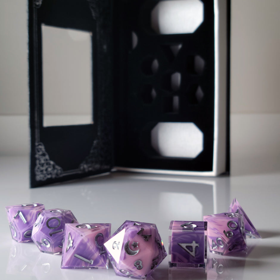 Handmade Dice Sets – Dicebound | Ink & Mana