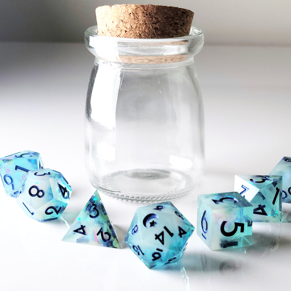 Handmade Dice in Potion Bottles – DICEBOUND